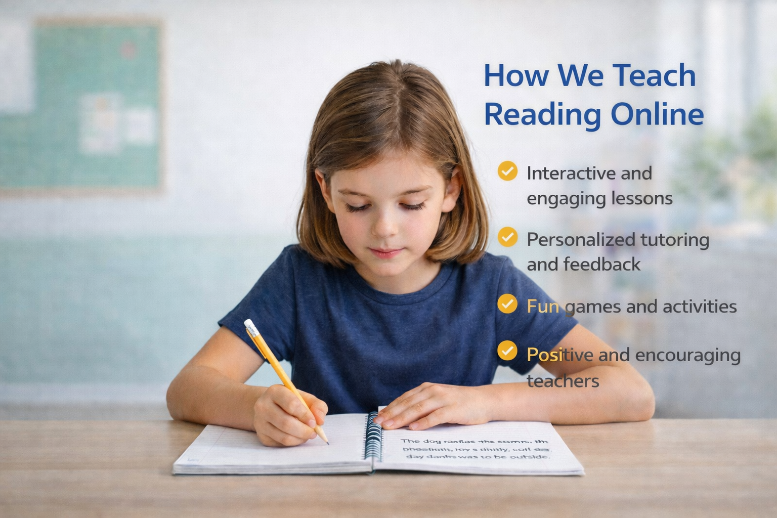 Online Elementary English 1-on-1 Tuition USA in $15 - GTS